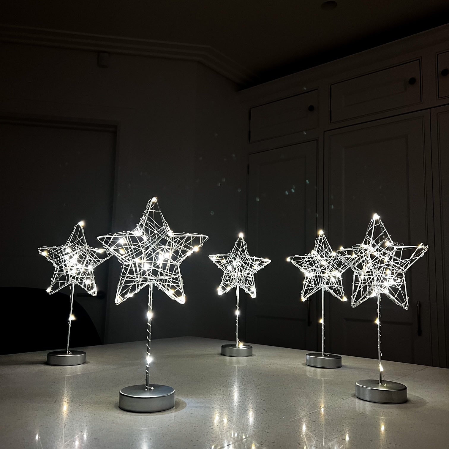 x6 Table Stars Silver – starbursthome
