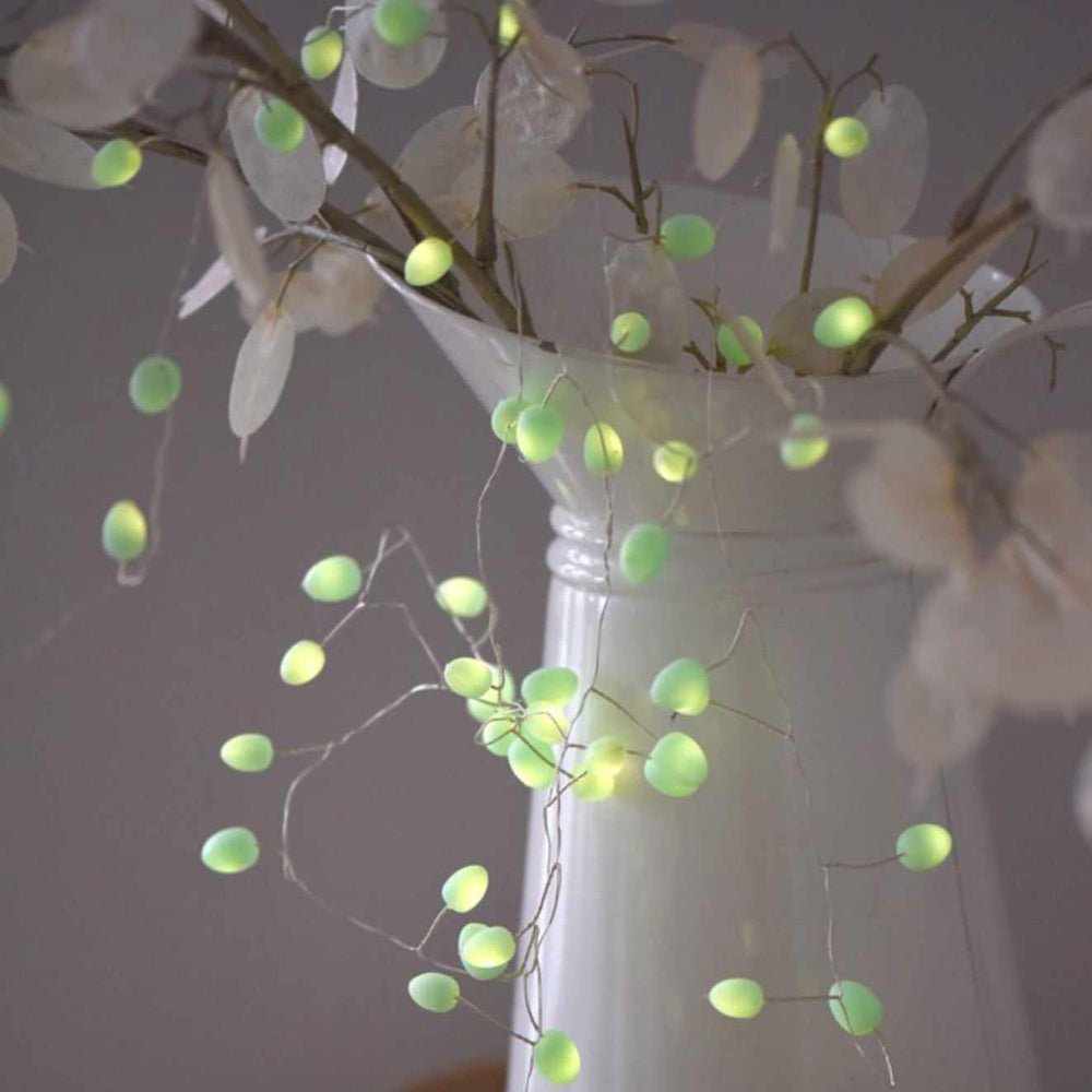 Mini Opaque Garland Lights Mint – starbursthome